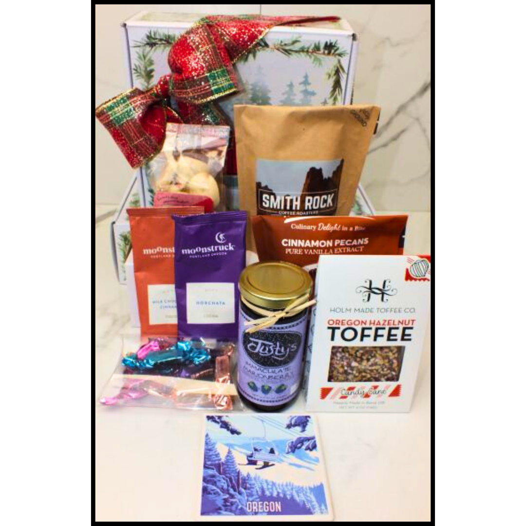Cascade Cozy Care Package – Deschutes Gift Baskets