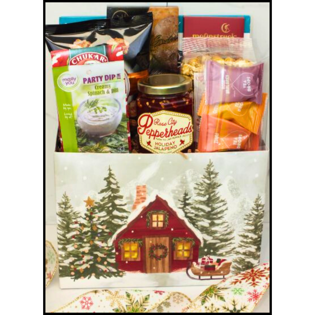 Oregon Christmas Salmon & Cheese – Deschutes Gift Baskets